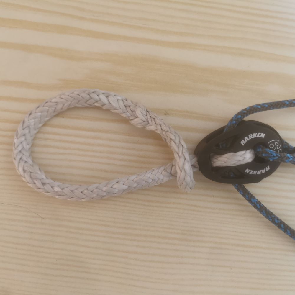 ILCA Cunningham Mastschlaufe Pro mit 29mm Block (Harken) – redSAILING gmbh